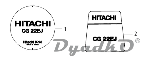 Схема (деталировка) триммеры бензиновые HITACHI CG22EJ (October,2013 ...